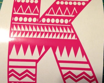 Aztec letters | Etsy