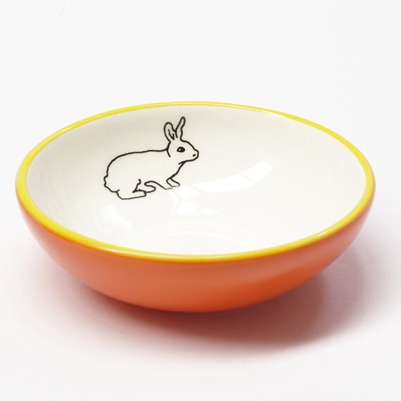 Ceramic Small Bowl Little Rabbit