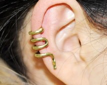 Snake Ear Cuff,Ear Cuff,Gold Snake Ear Cuff,Silver Snake Ear Cuff ...