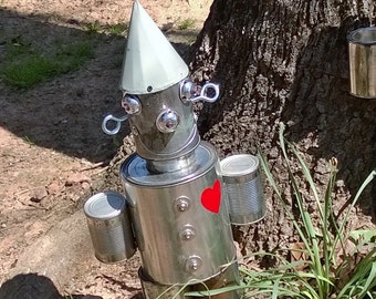 Items similar to TIN MAN CRAFT- recycled craft- made from tin cans ...