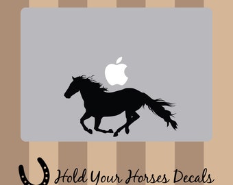 Running horse decal | Etsy