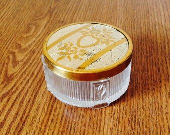 Unique powder puff jar related items | Etsy