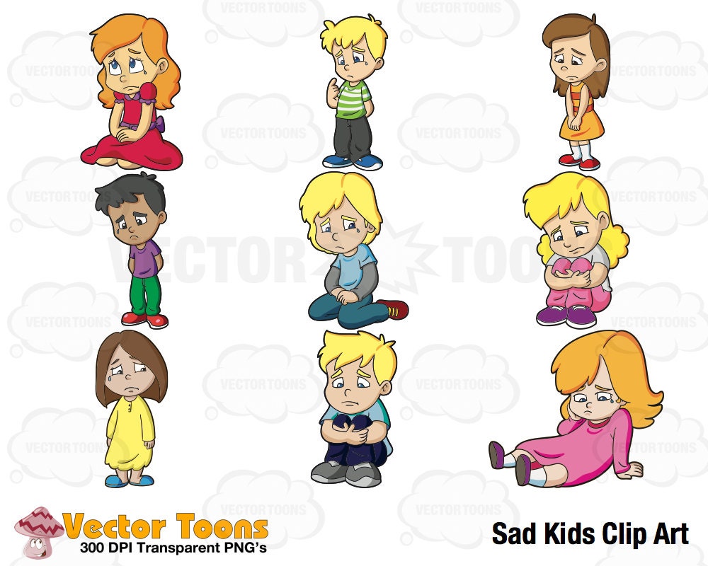 Sad Child Clip Art
