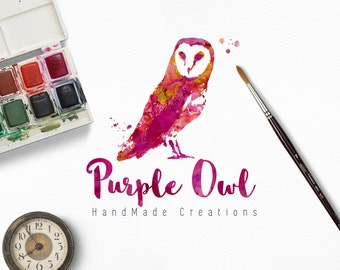 Owl logo | Etsy