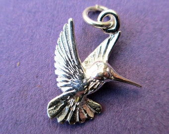 Hummingbird charms | Etsy