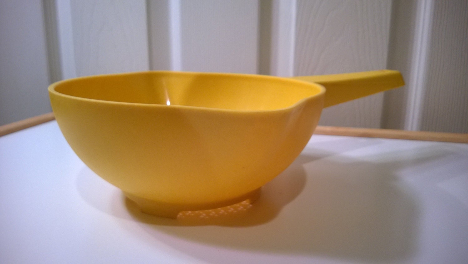 Vintage Tupperware Colander Strainer 1 Quart Yellow with Handle #1200 ...