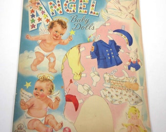 Angel paper doll | Etsy