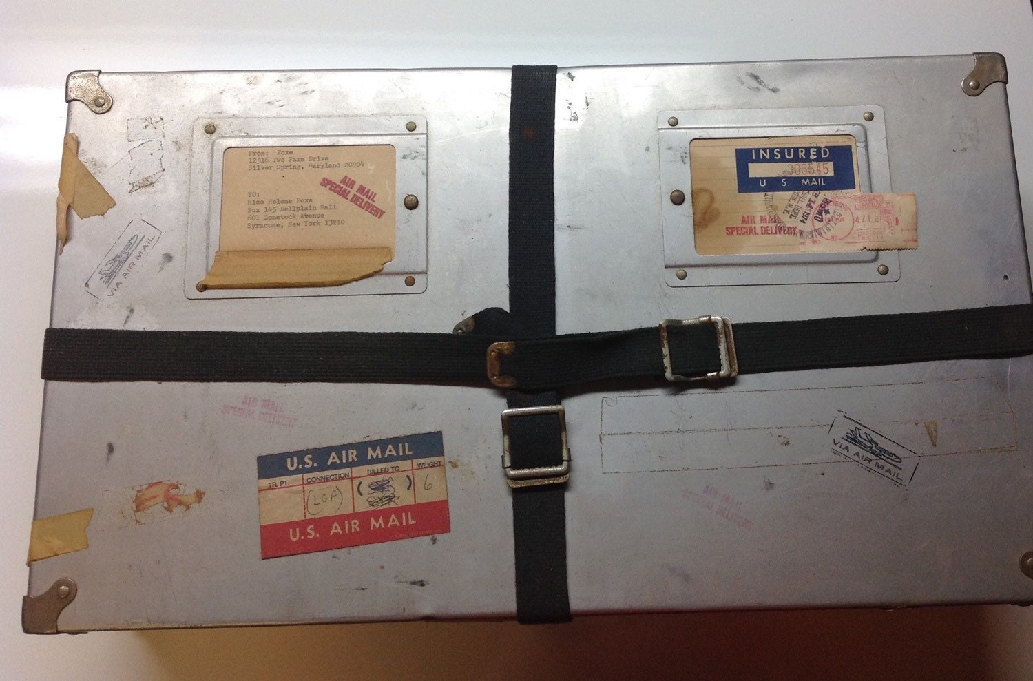 1940s Aluminum Postal Shipping Box – Haute Juice