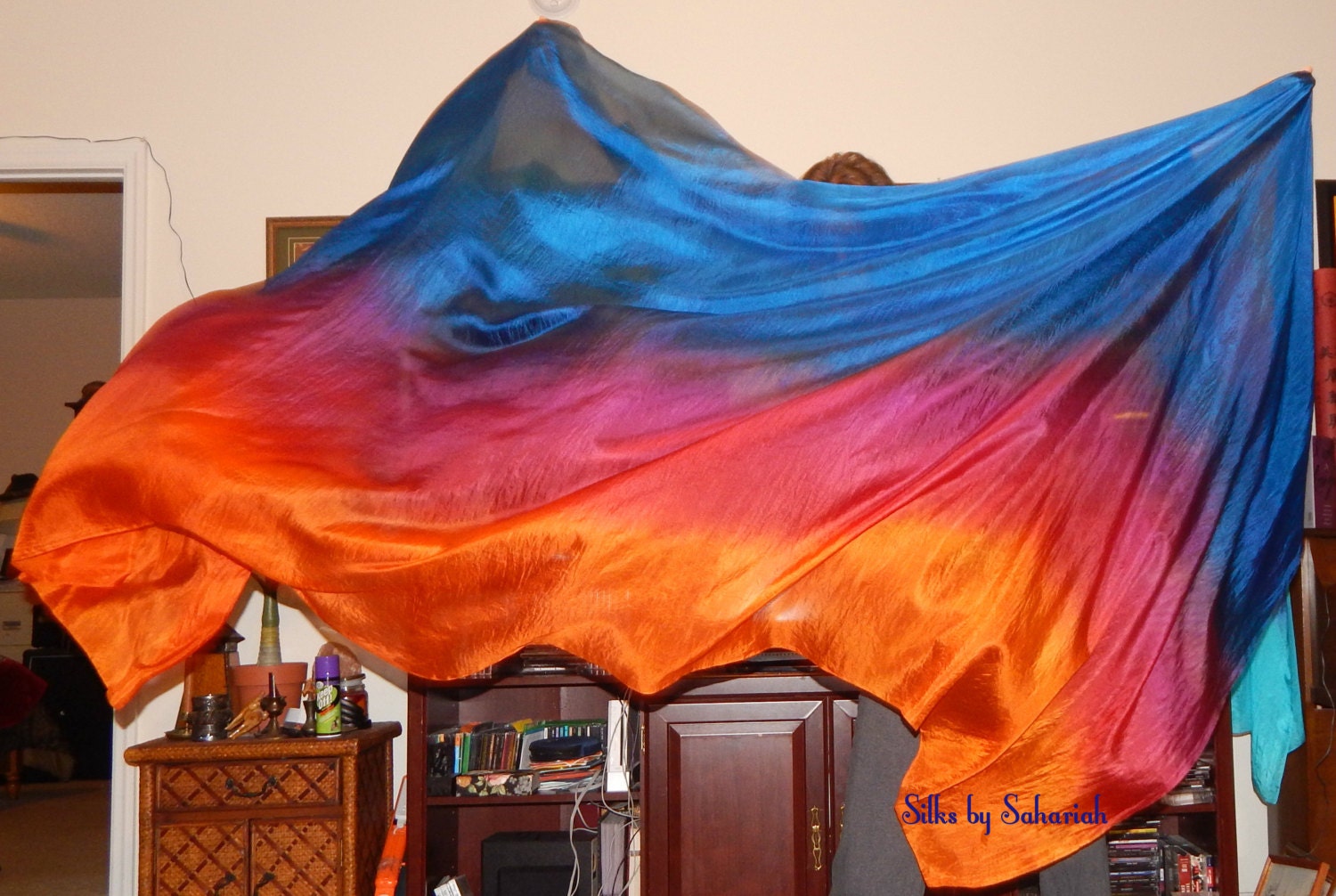 Sahariah's Silk Belly Dance Veil Rectangle original