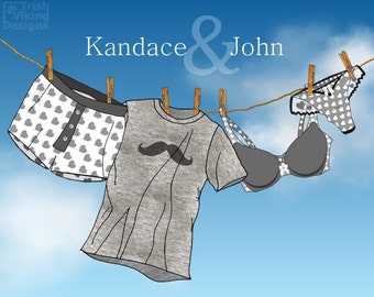 Clothesline art | Etsy