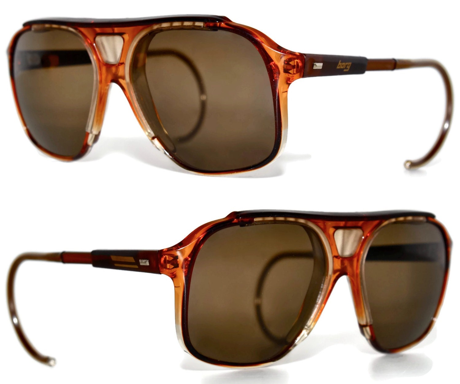 Vintage BJORN BORG Masters Pro Model Aviator Bolle Sunglasses