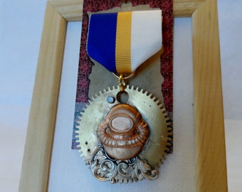 Steampunk Pilot Medal by HighwindSteamworx on Etsy