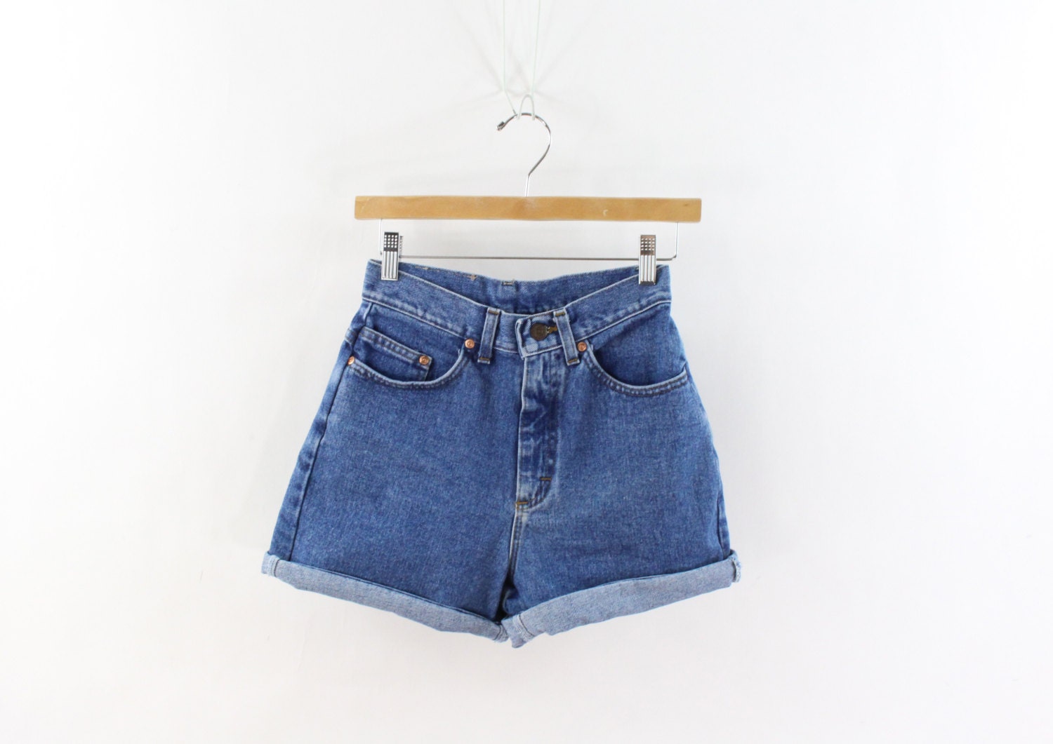 VINTAGE Lee Denim Shorts 1990s High Rise XS – Haute Juice