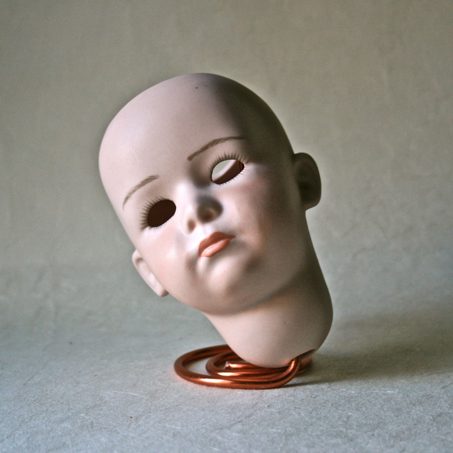 Vintage German Porcelain Doll Head With By Reminiscencepapers