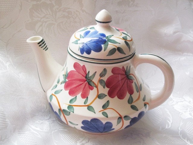 Vintage J.B. & W Germany Hand Painted Porcelain Floral Teapot – Haute Juice
