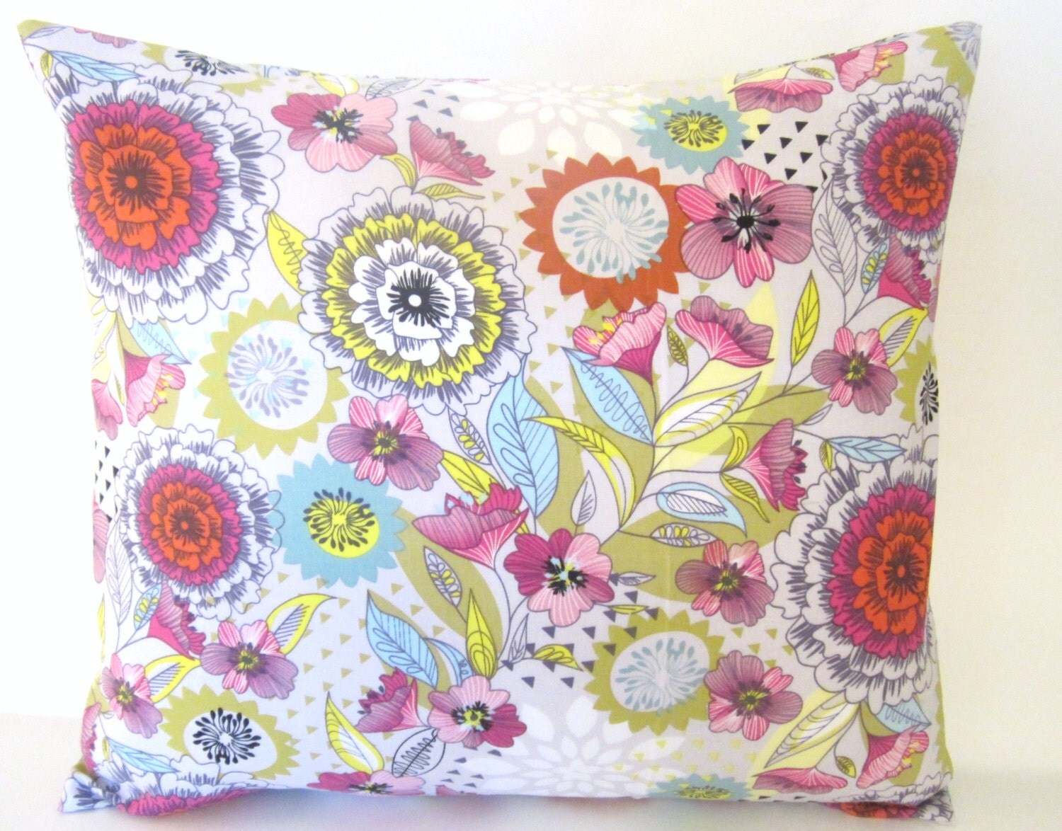 Decorative Throw Decor Flower Pillow Cover by Peaceofmindpillows
