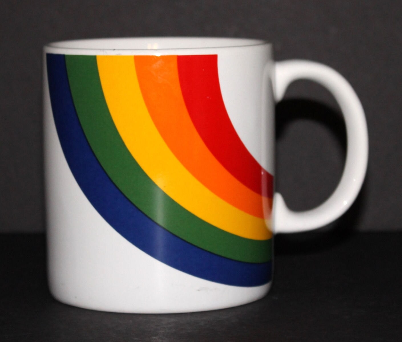 Vintage 1984 Ftd Rainbow Coffee Mug Pride By Altmodischvintage