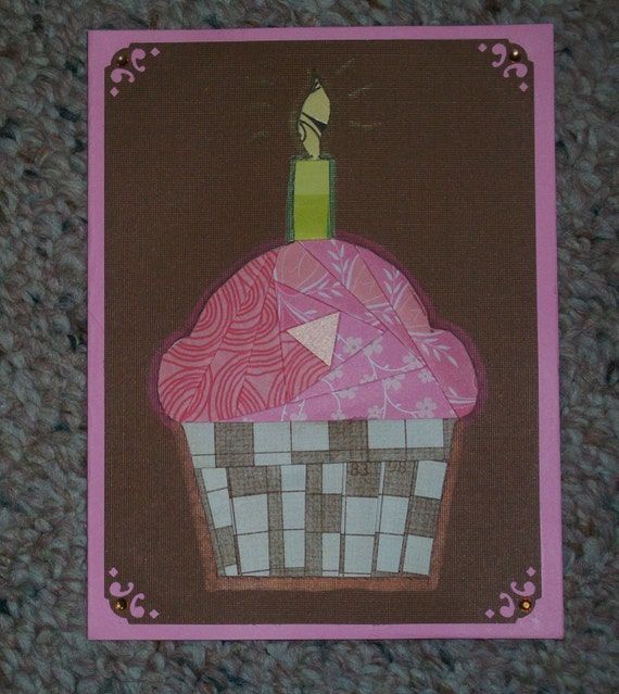 Cupcake Iris-Folded Card