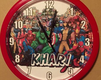 Superhero wall decal | Etsy