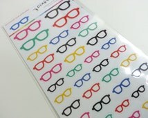 Unique glass stickers related items | Etsy