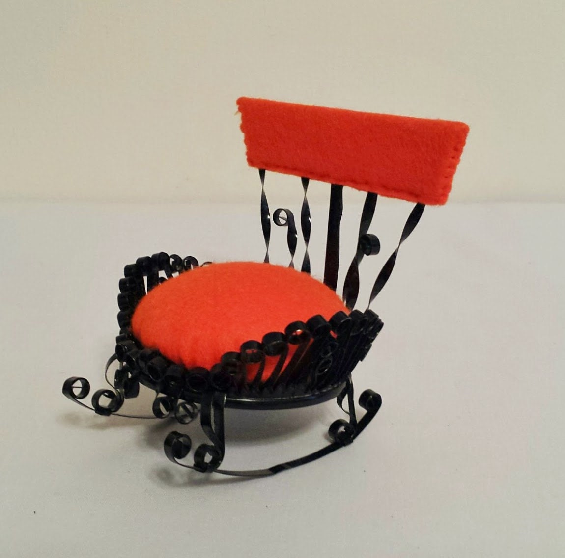 Tramp Art Pincushion Tin Can Rocking Chair Dollhouse PPT – Haute Juice