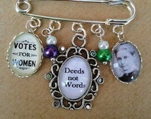 Popular items for suffragette pin on Etsy
