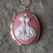 LOCKETStunning Cat Pendant Locket Cats in Love Heart
