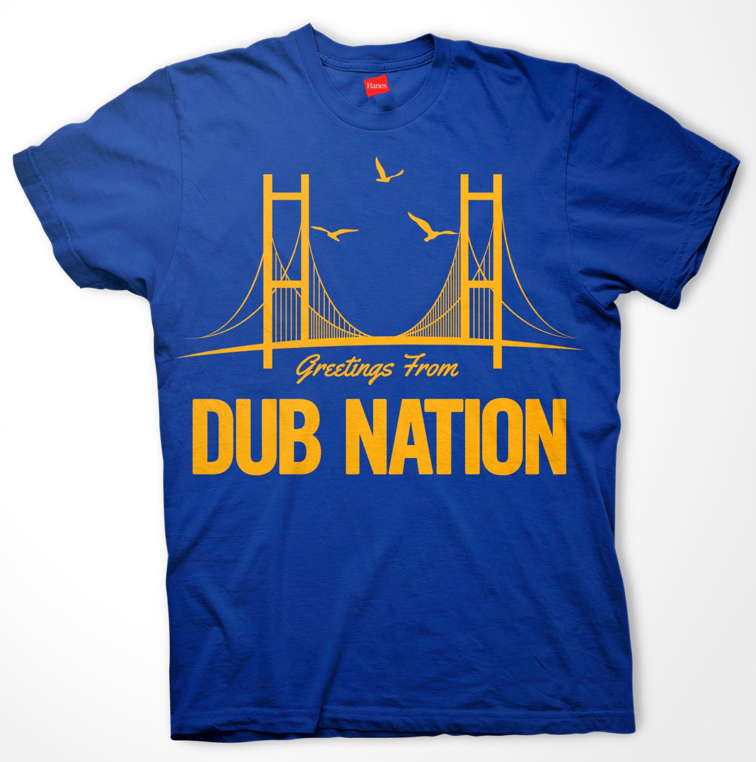 GSW Dub Nation T-Shirt in Blue