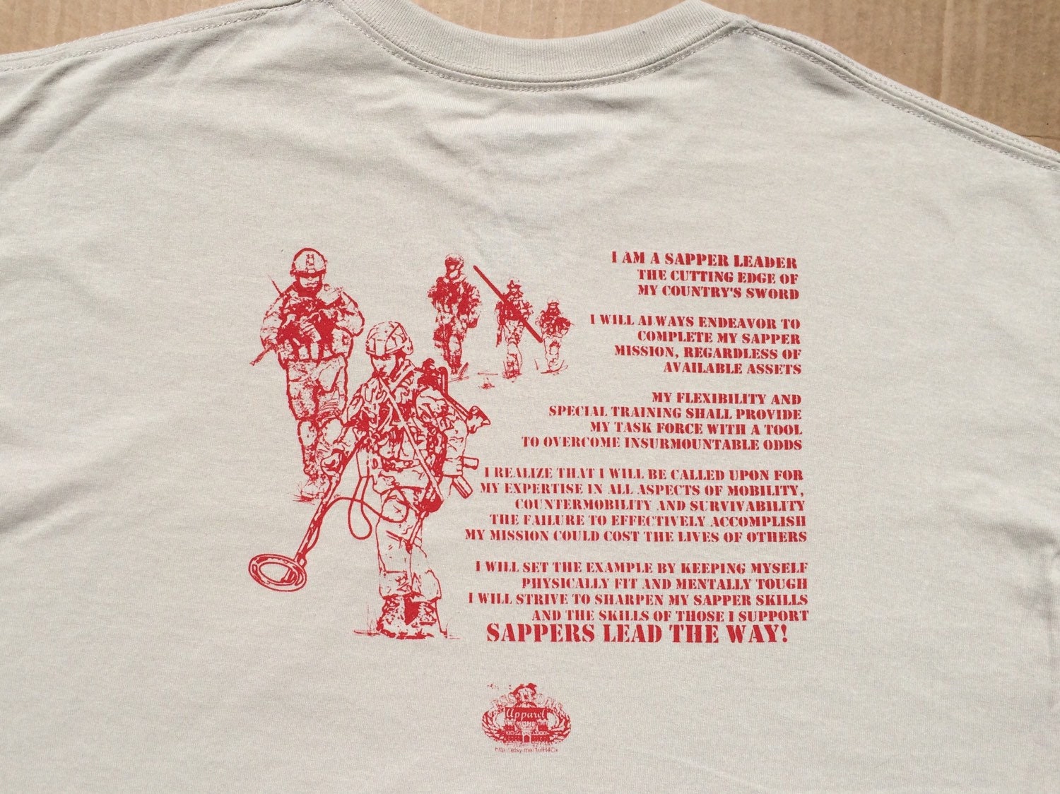 SAPPER CREED T shirt by EssayonsApparel on Etsy