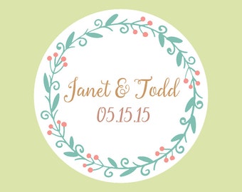 Mason jar labels | Etsy