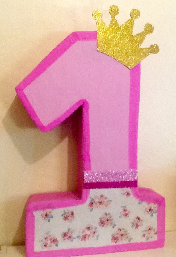 Crown pinata. Number pinata. First birthday Girl pinata. Girl Crown pinata. Number pinata. First birthday Girl pinata. Girl
