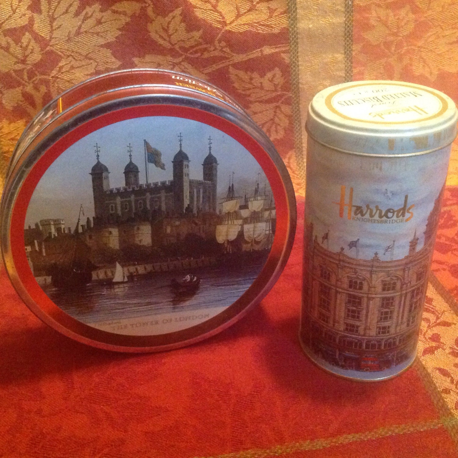 Made in England Tins, T.H. shepherd, The Tower of London Tin, Callard ...