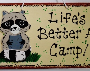 BEAR CAMPSITE SIGN Camper Camp Primitive by 3CraftyMillers on Etsy