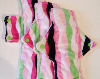 Luxurious cloth menstrual pads panty liners by PrincessFlow