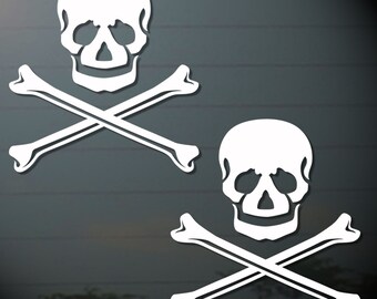 Jolly roger decal | Etsy