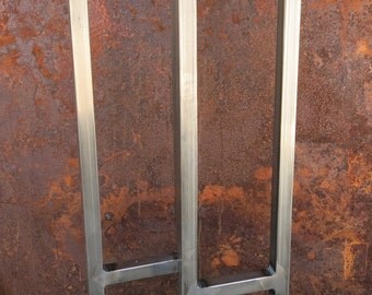 Metal Table Legs set of 2 C channel c4x5.4