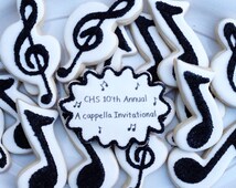 Popular items for music note cookies on Etsy