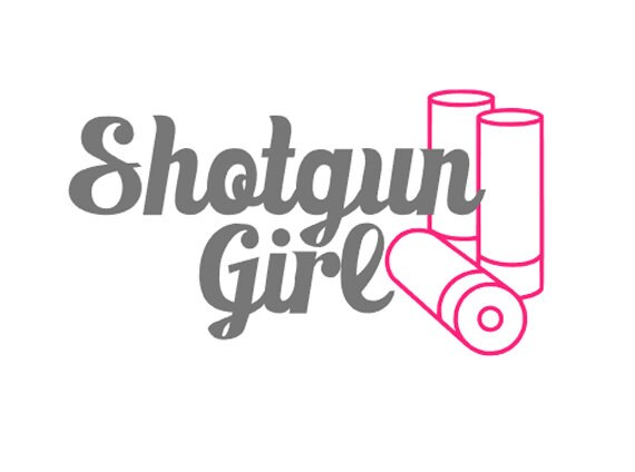 Shotgun Decal Vinyl Decal Gun Decal Shotgun Girl Decal