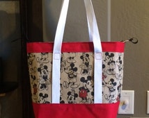 Popular items for mickey mouse tote on Etsy