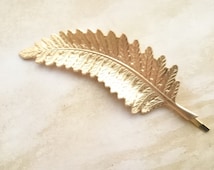 Unique fern leaf hair pins related items | Etsy