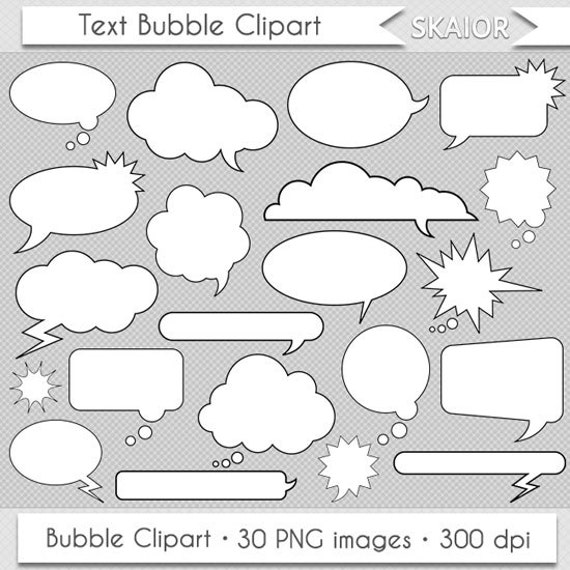 Speech Bubble Clipart Comic Clipart Chat Bubble Clipart Text