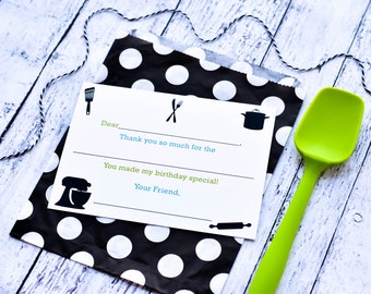 Chef thank you card | Etsy