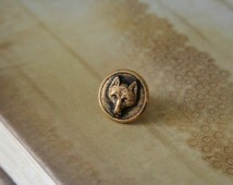 Popular items for wolf pin on Etsy