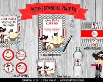 Pirates party kit | Etsy