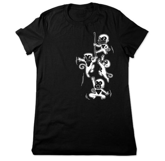 Funny Monkey T Shirt Playful Monkey TShirt Funny By TheGeekyTavern funny-monkey-t-shirt-playful-monkey-tshirt-funny-by-thegeekytavern