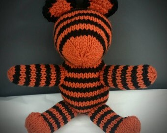 Knitted tiger | Etsy