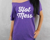 Popular items for hot mess shirt on Etsy