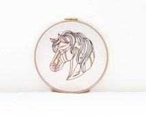Popular items for horse embroidery on Etsy
