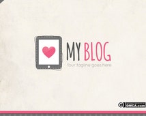 Popular items for blog logo design on Etsy