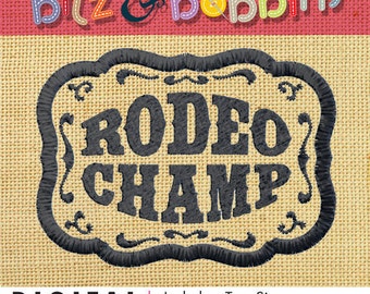 Rodeo embroidery | Etsy